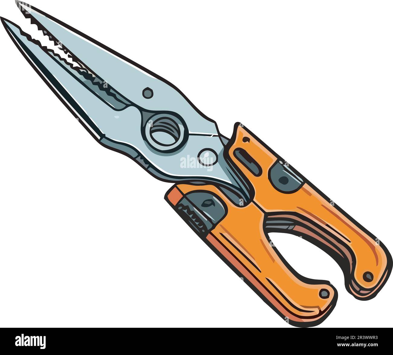 Sharp metal tools for repairing equipment Stock Vector Image & Art - Alamy