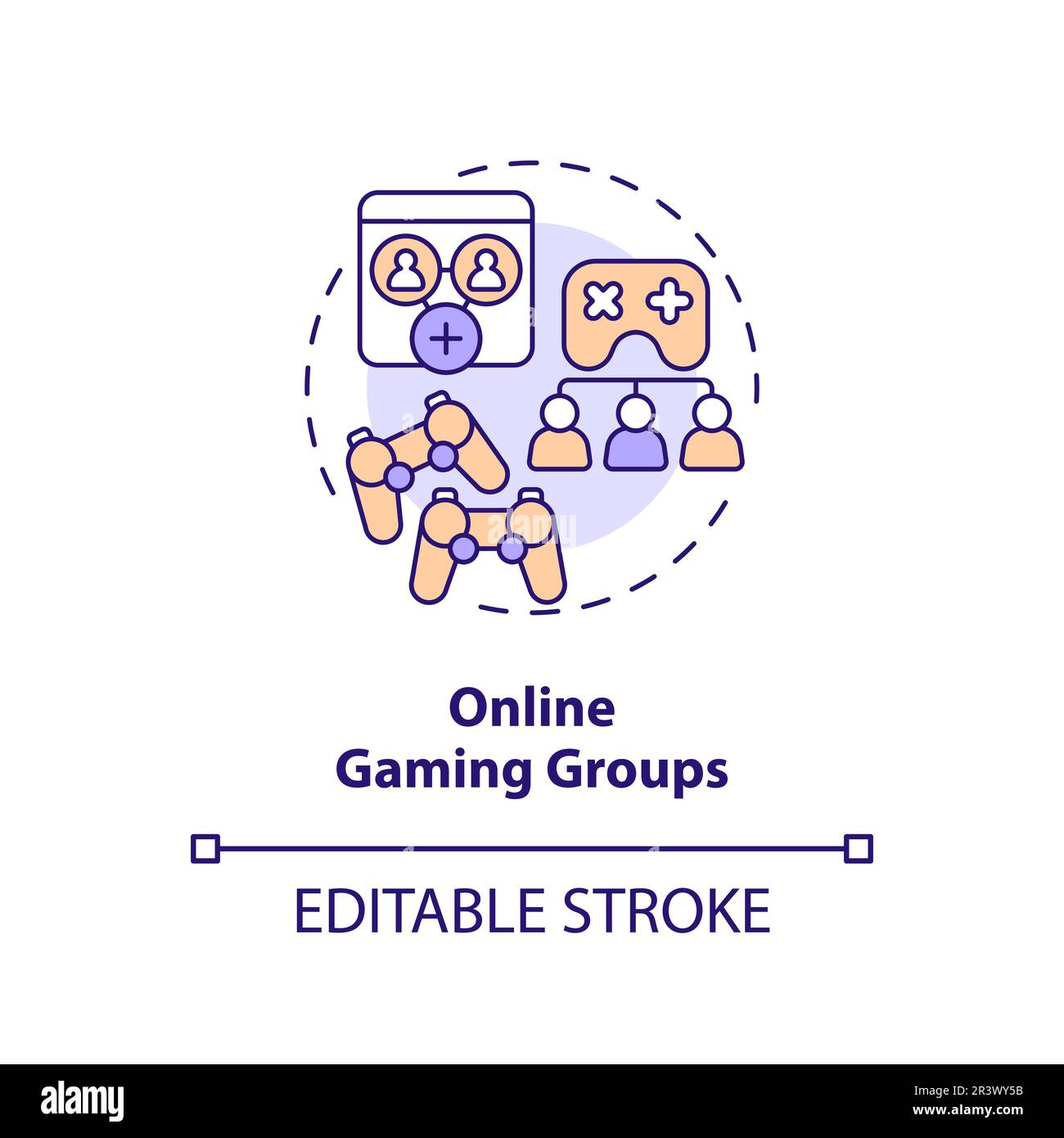 Chat groups Stock Vector Images - Alamy