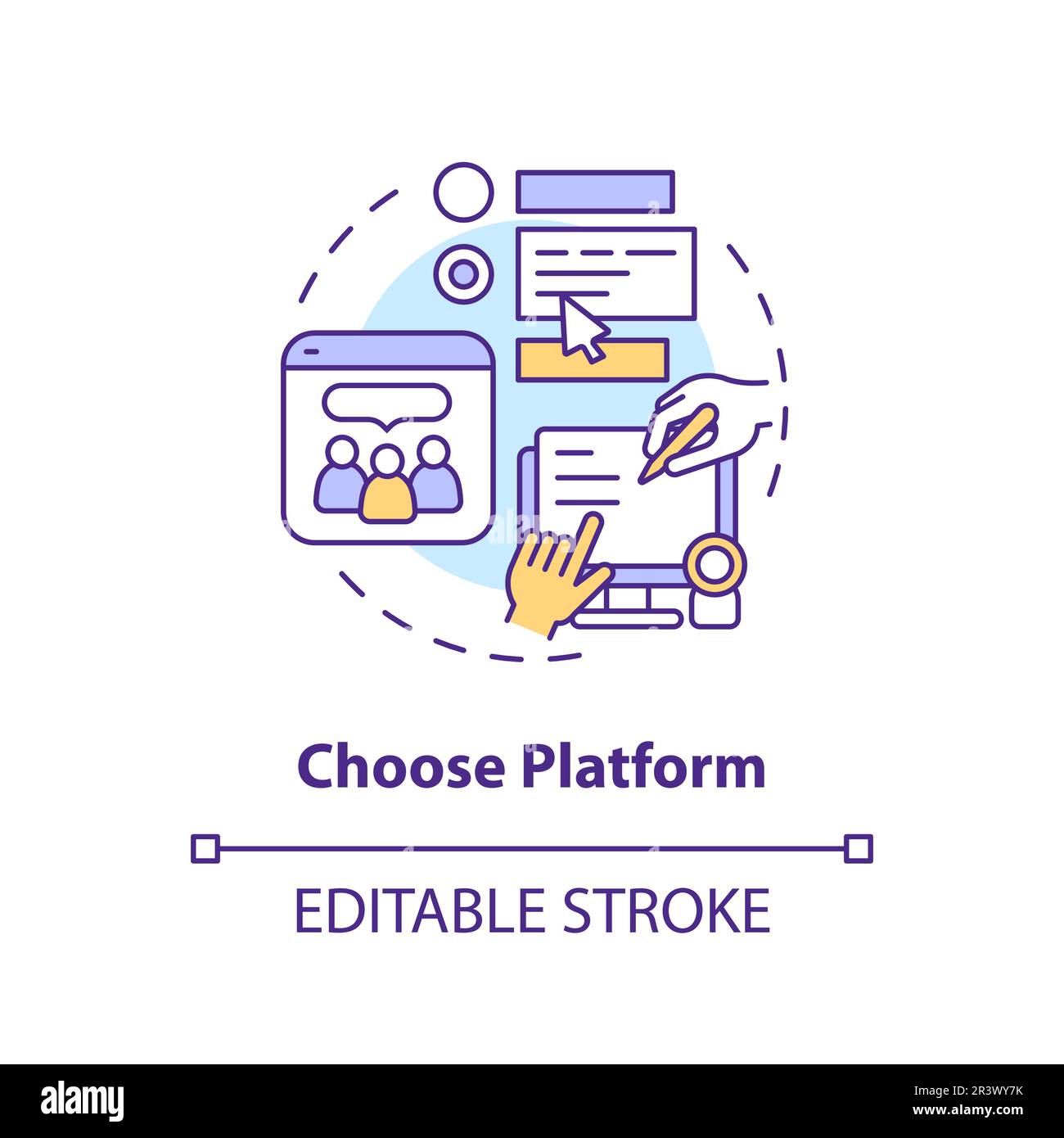 Social commerce platform Stock Vector Images - Alamy