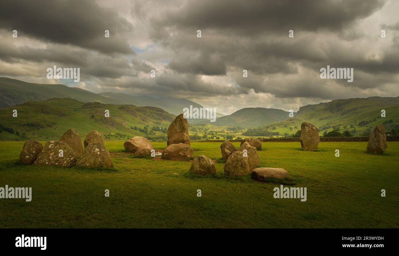 Castlerigg Stone Circle in the Lake District Stock Photo - Alamy