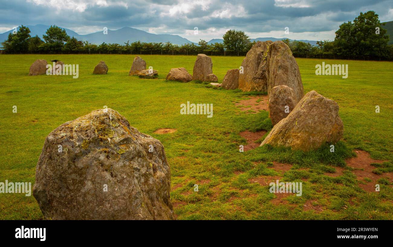 Castlerigg Stone Circle in the Lake District Stock Photo - Alamy