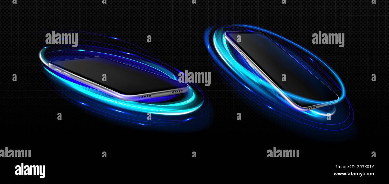 Phone screen mockup circle Stock Vector Images - Alamy