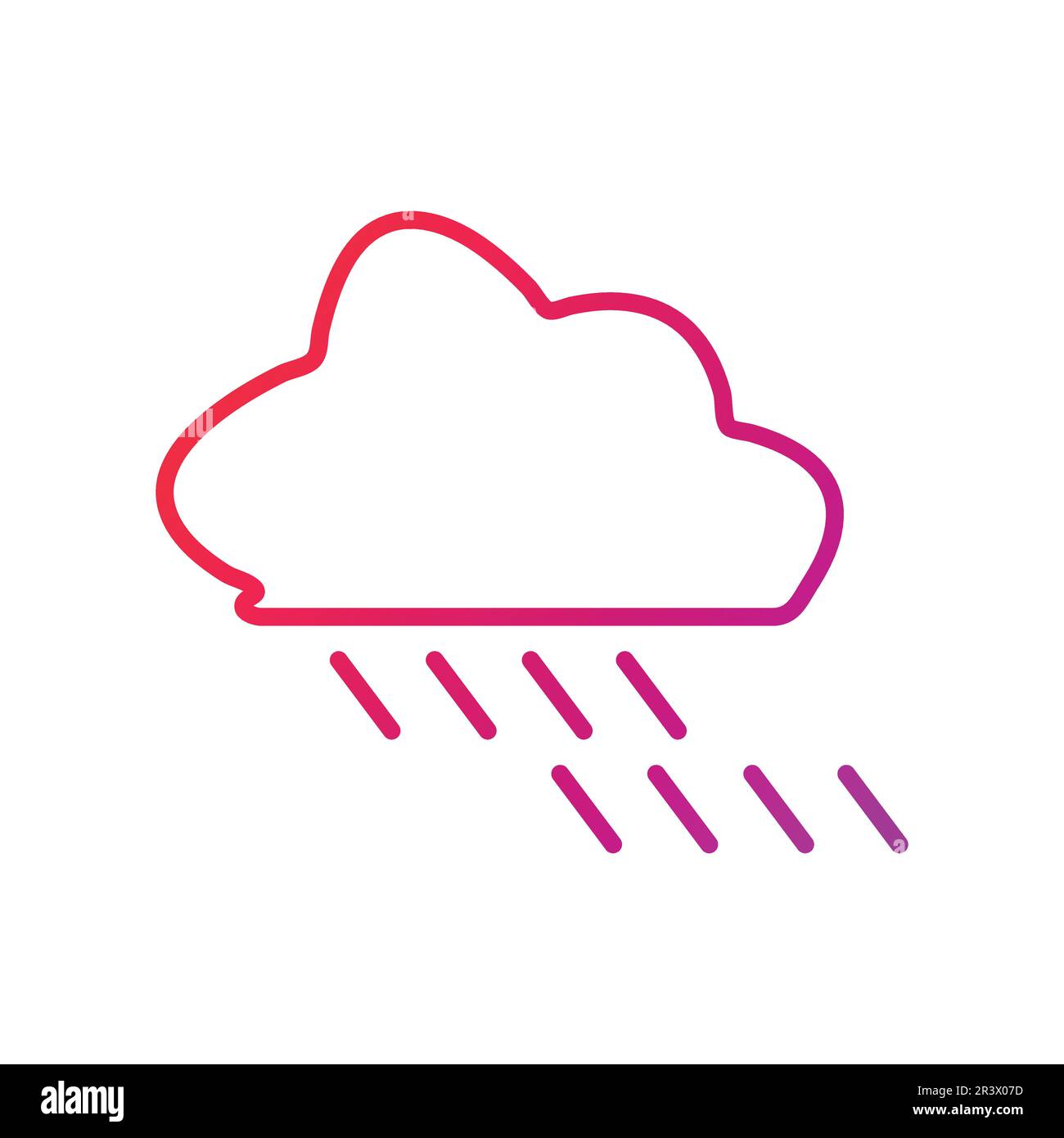 Cloud Gradient Icon Vector Illustration Stock Vector Image & Art - Alamy