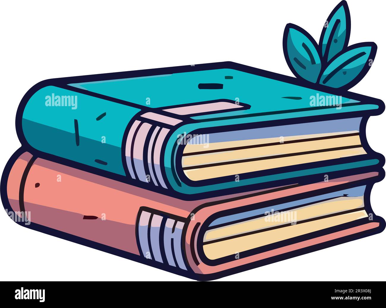 Antique textbooks Stock Vector Images - Alamy