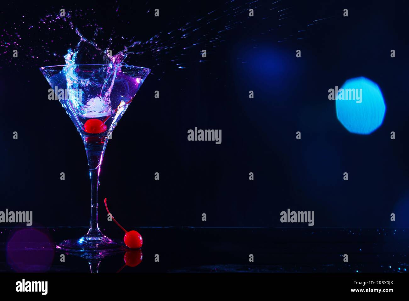 Blue cherry martini hi-res stock photography and images - Alamy