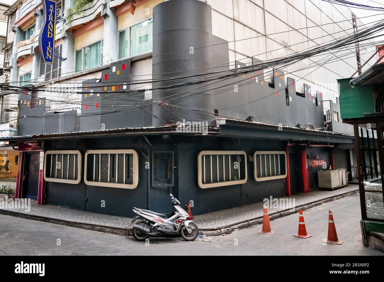 A view of Soi 2 Patpong showing the gogo bar Bada Bing. People ...
