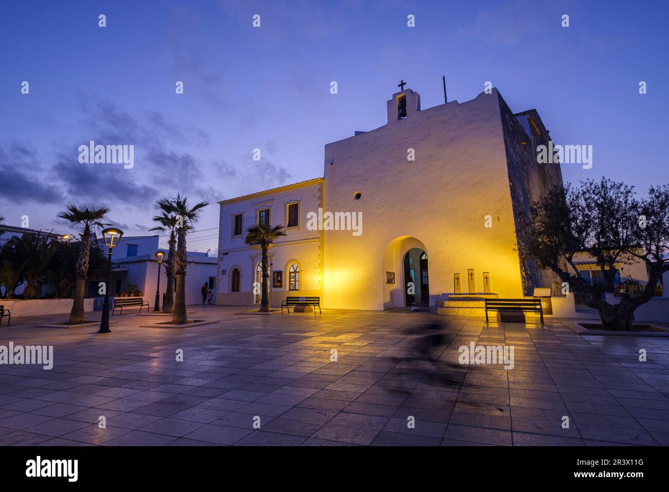 Sant Francesc Xavier church Stock Photo - Alamy