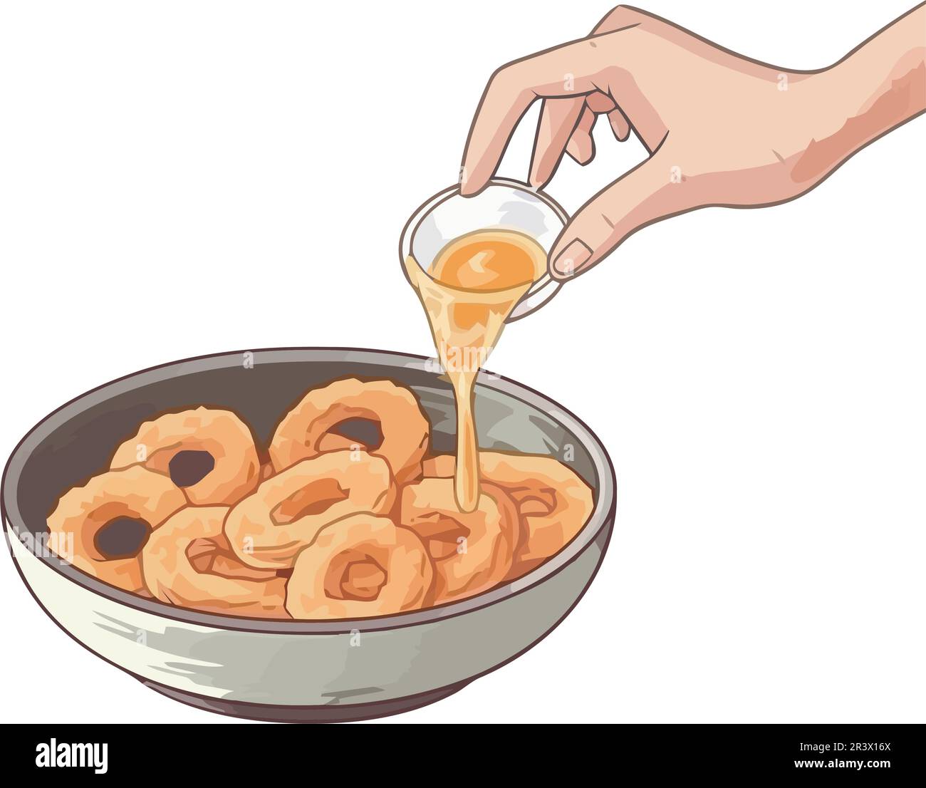 Hand preparing gourmet food icon Stock Vector Image & Art - Alamy