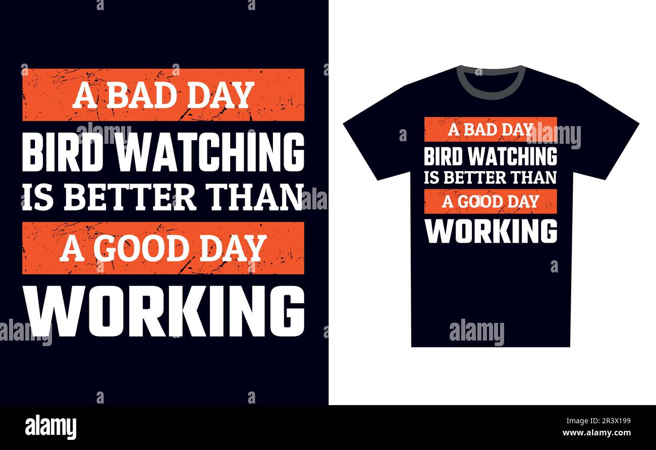 Bird Watching T Shirt Design Template Vector Stock Vector Image & Art ...