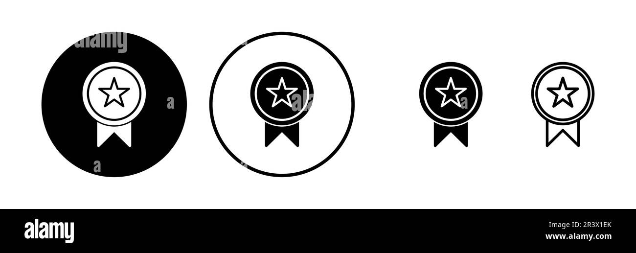 Achieve icon vector. medal icon vector. award. Certificate Stock Vector ...