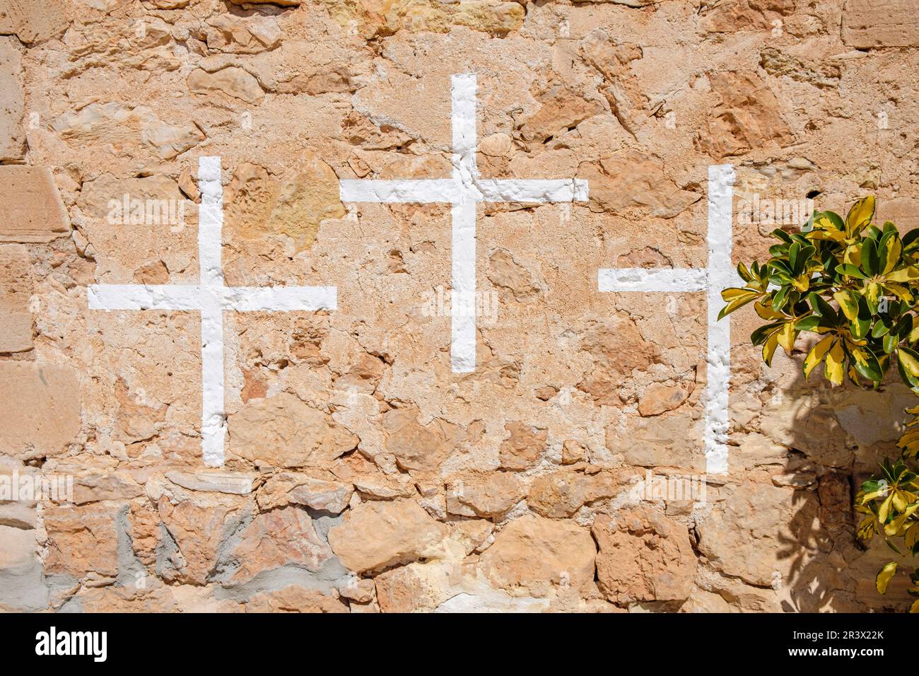 Two church crosses hi-res stock photography and images - Alamy