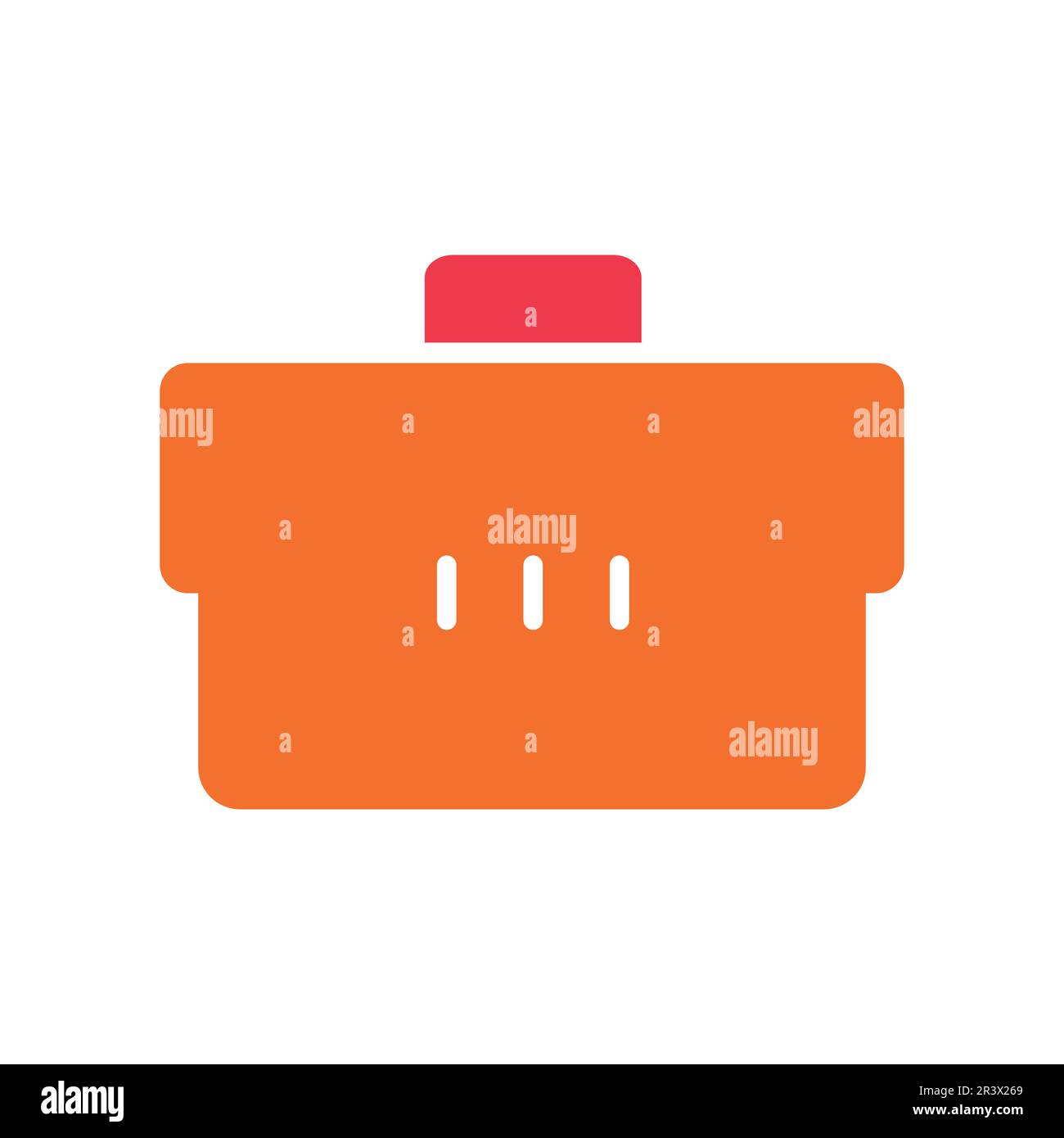 Flat Briefcase Icon Symbol Vector Illustration Stock Vector Image & Art ...