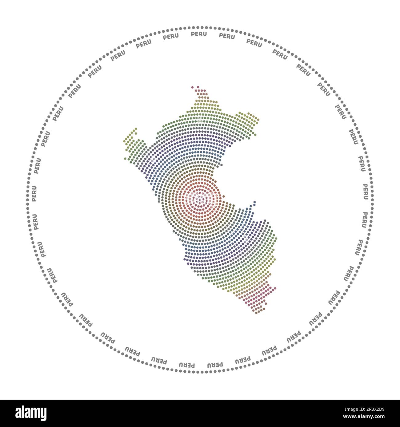 Map of lima peru Cut Out Stock Images & Pictures - Alamy