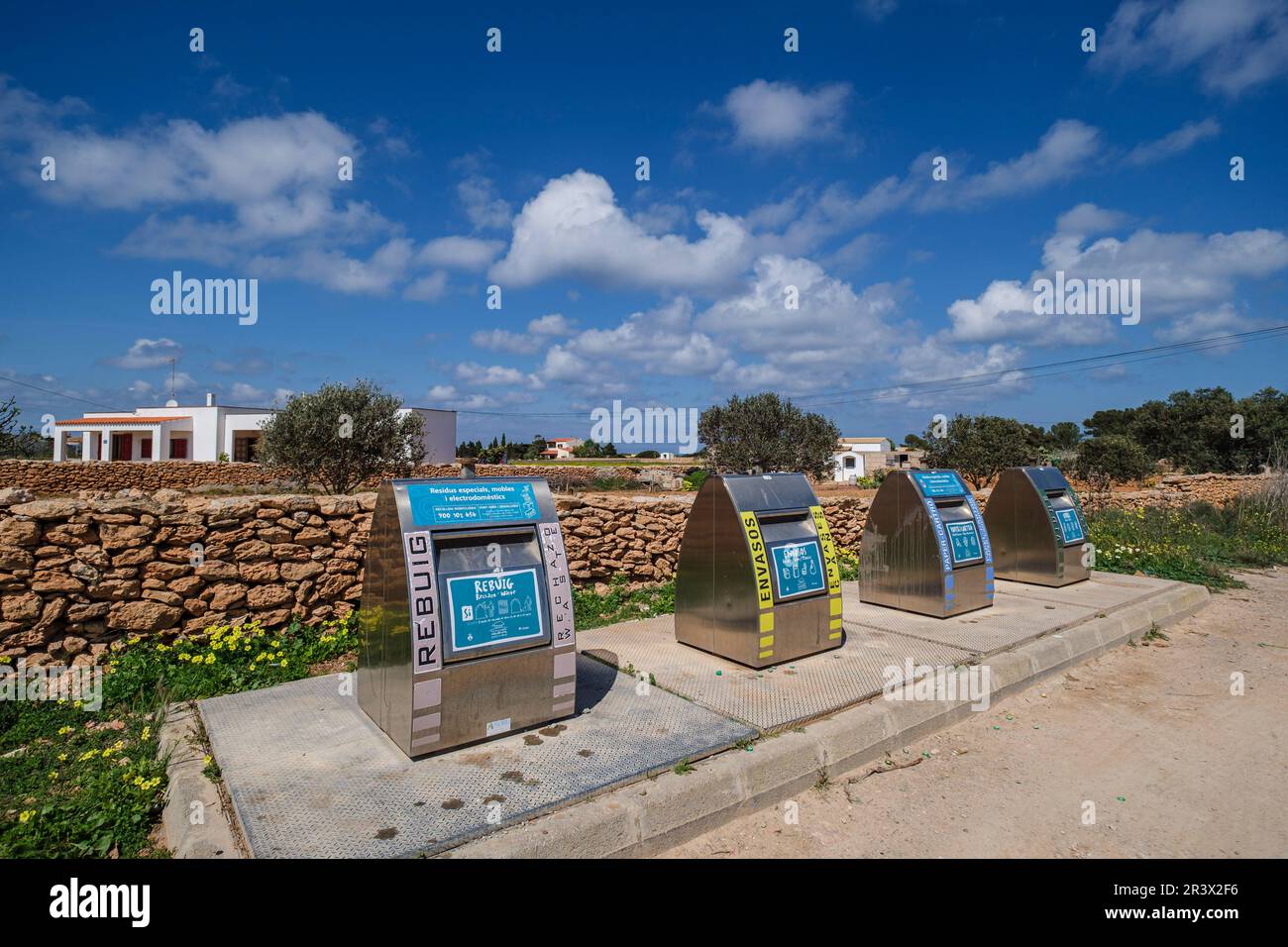 Waste collection infrastructure Stock Photo - Alamy