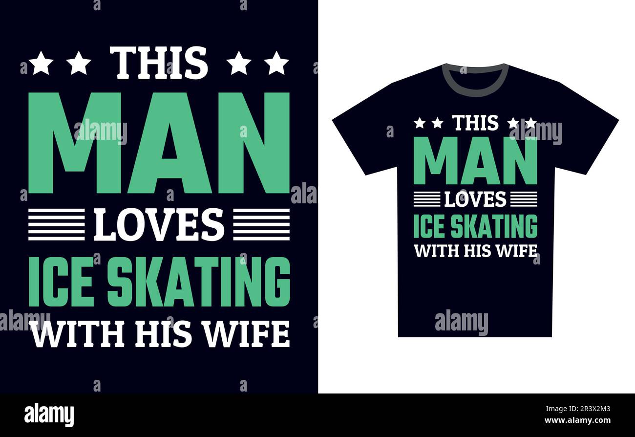 Ice Skating T Shirt Design Template Vector Stock Vector Image & Art - Alamy