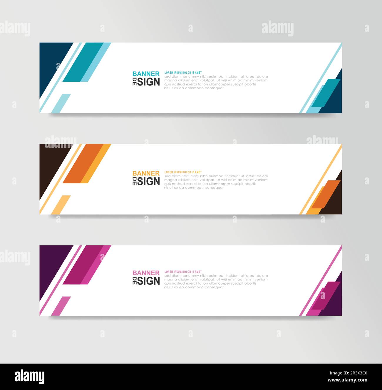 Templates of horizontal web banner website header SEO ads flyer ...