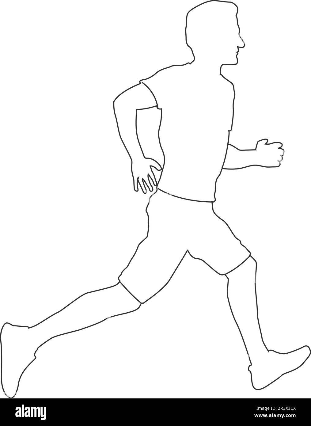 Drawing A Cartoon Running Man Drawing A Cartoon Running Man
