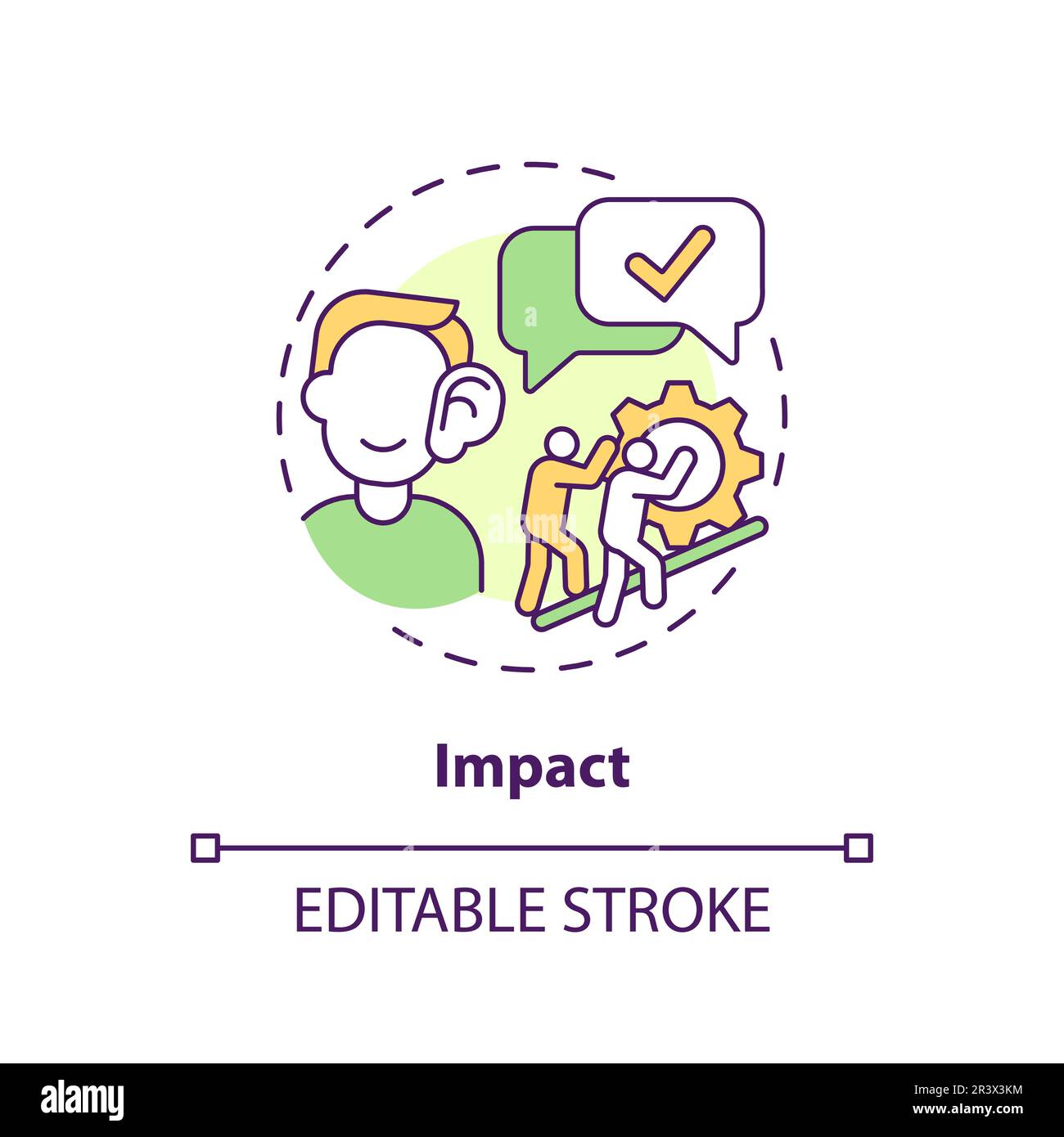 Achievement impact Stock Vector Images - Alamy