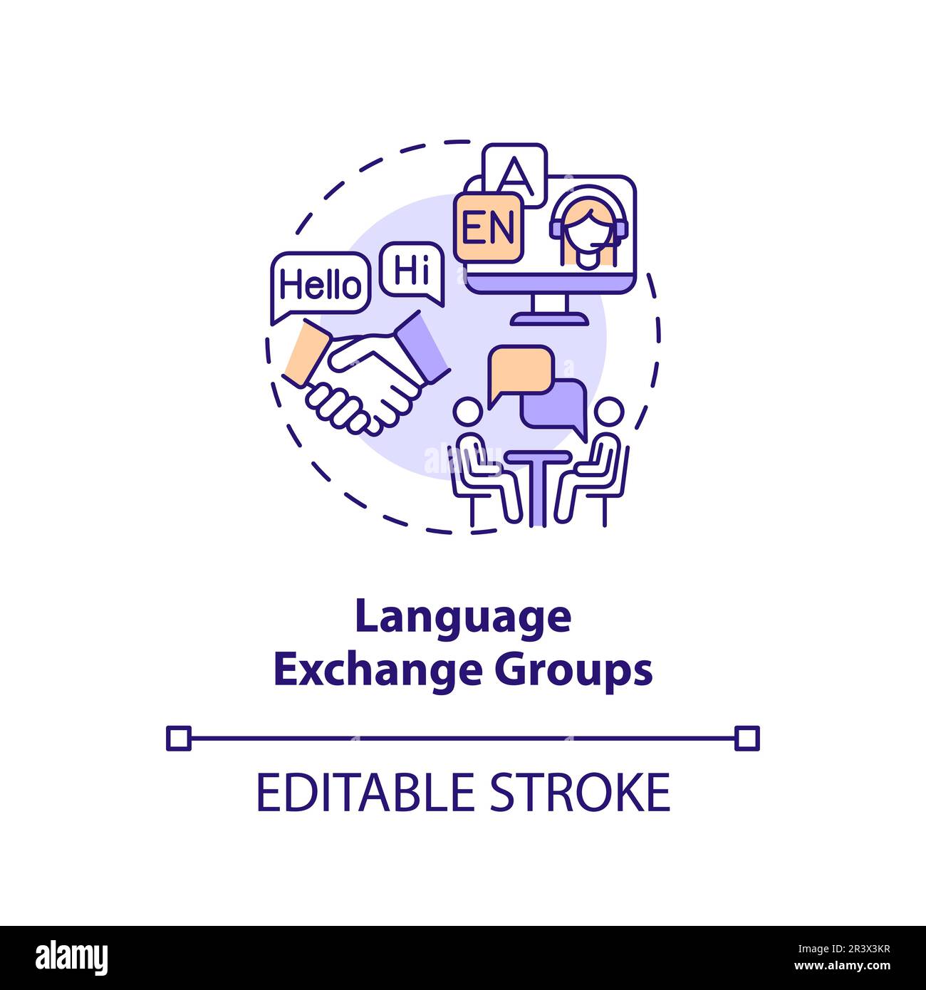 Meetup symbol hi-res stock photography and images - Alamy