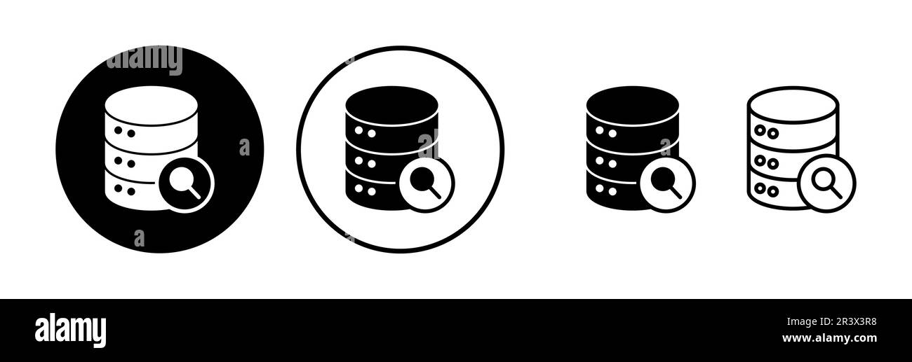 Database Icon Vector Server Icon Storage Stock Vector Image And Art Alamy