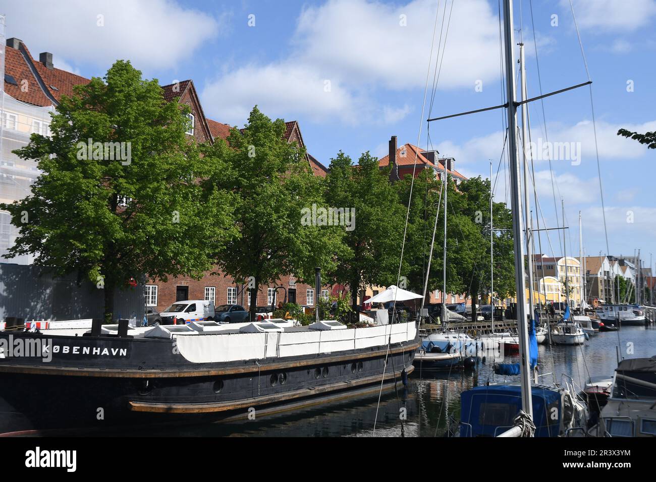 25 May 2023/Life at Christianshavn canal on christianshavn torv on ...