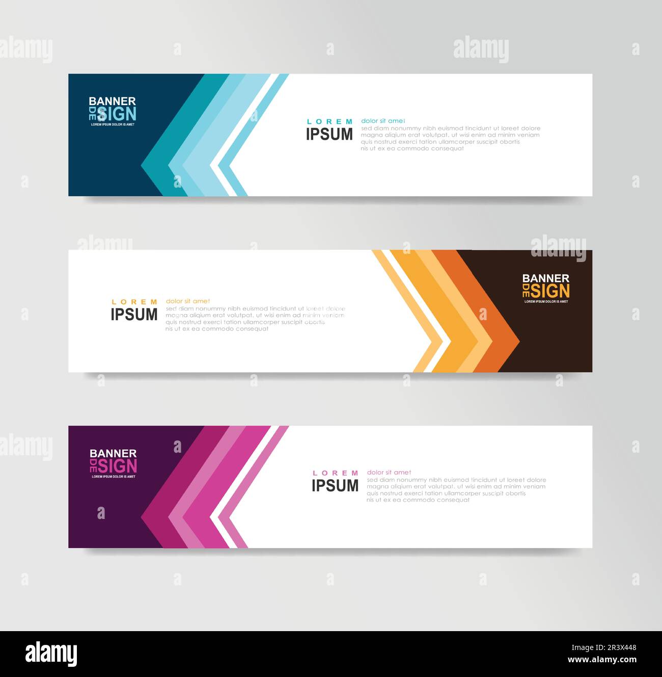Templates of horizontal web banner website header SEO ads flyer ...