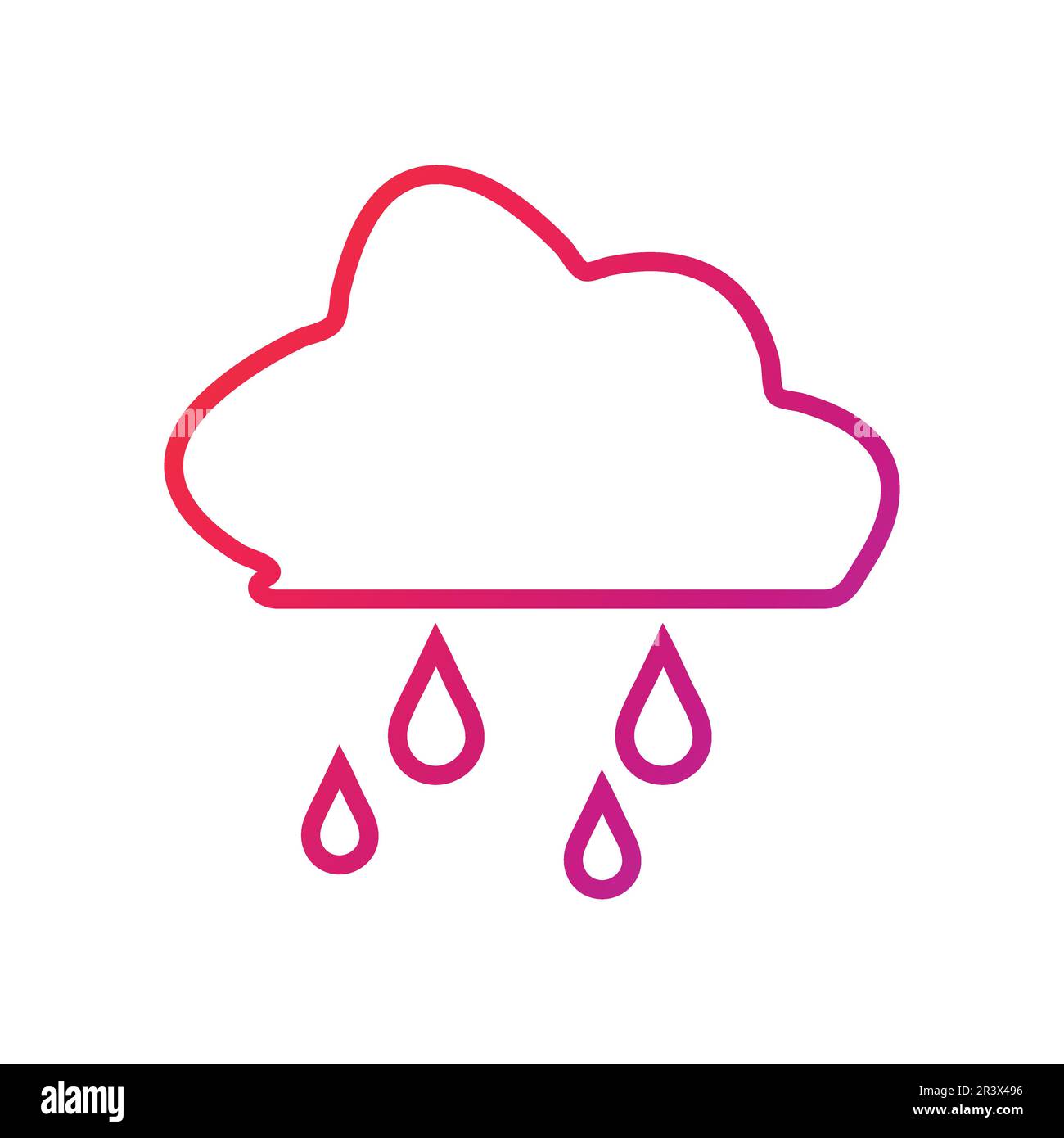 Cloud Gradient Icon Vector Illustration Stock Vector Image & Art - Alamy