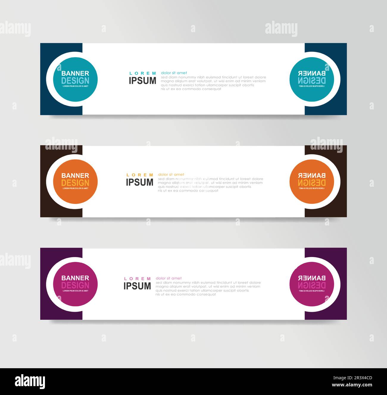 Templates of horizontal web banner website header SEO ads flyer ...