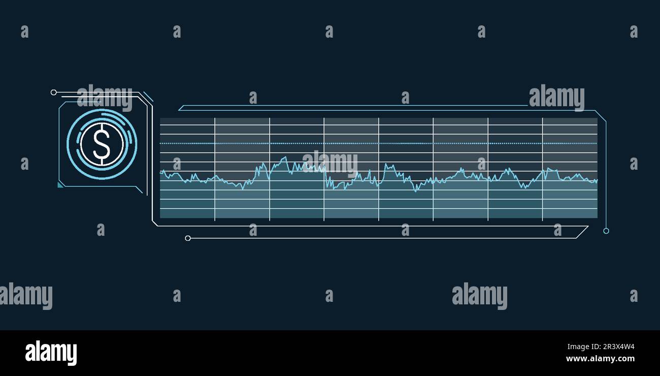 Simple infographics of dollar exchange rate stability Stock Vector ...
