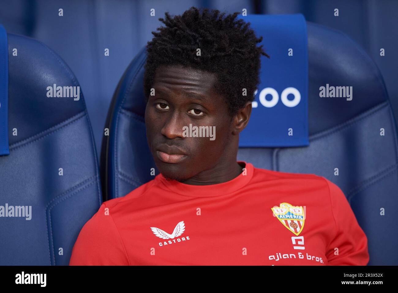 Marciano Sanca of UD Almeria looks during the La Liga Santander match ...