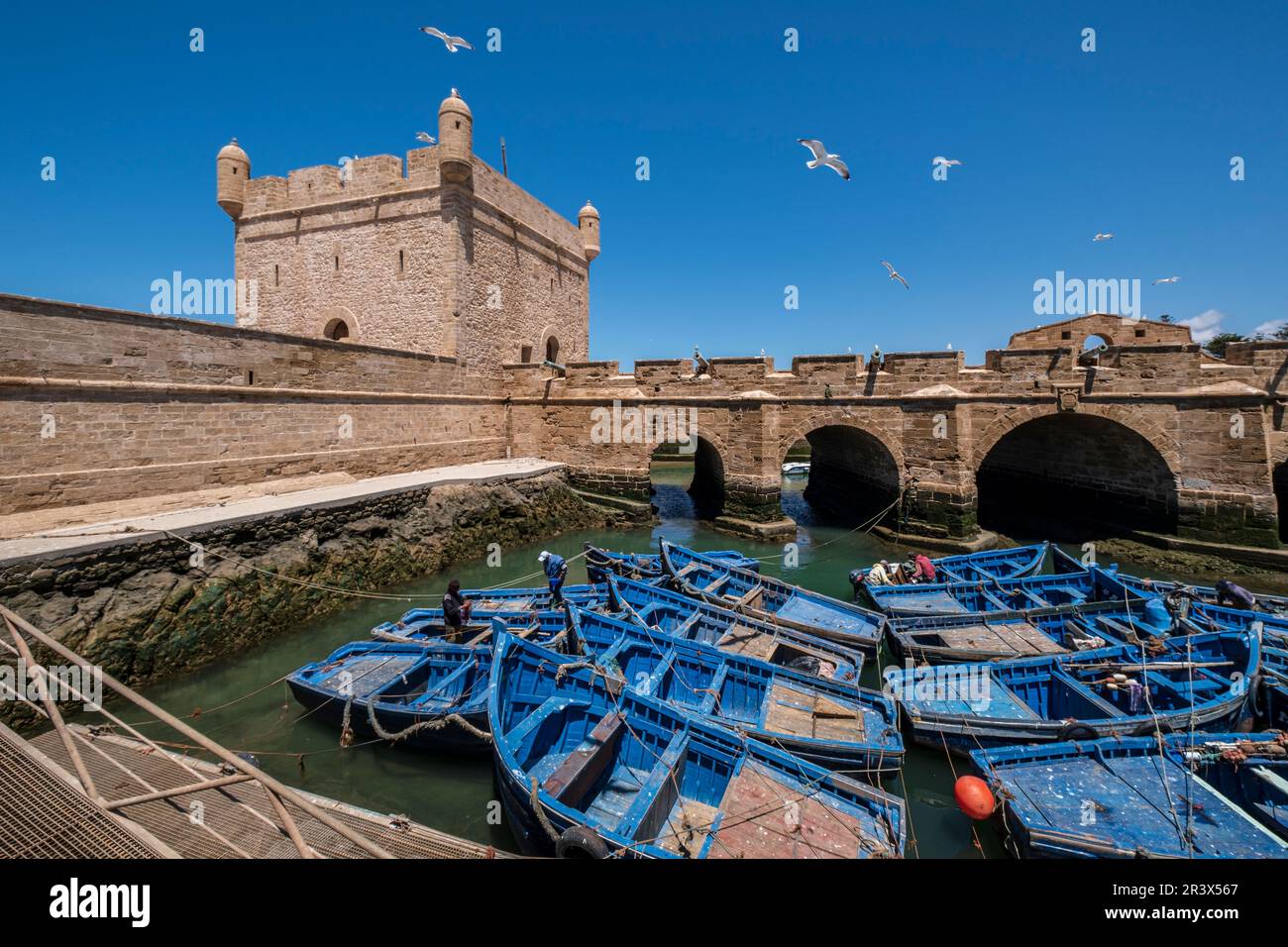Castelo Real at fishing port Stock Photo - Alamy