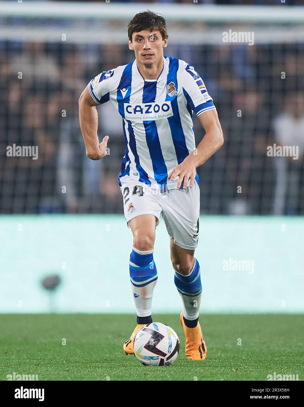 Robin le Normand of Real Sociedad in action during the La Liga ...