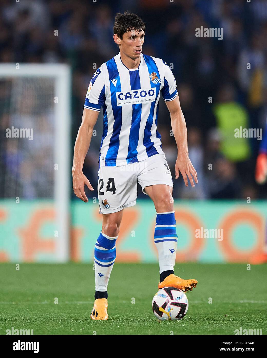 Robin le Normand of Real Sociedad in action during the La Liga ...