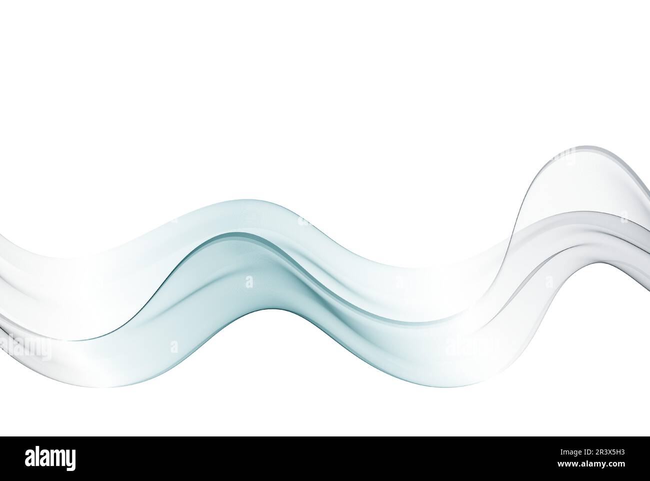 Abstract transparent wavy vector wave background Stock Vector Image ...