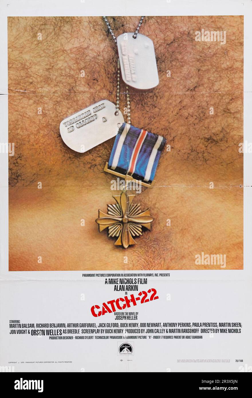 CATCH-22 (1970), directed by MIKE NICHOLS. Credit: PARAMOUNT/FILMWAYS ...