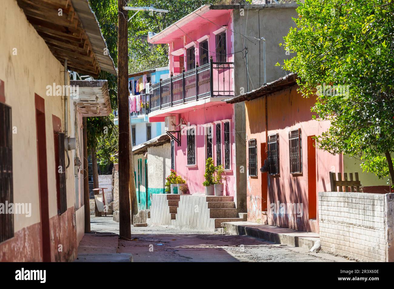 Colonial architecture in Mexico Stock Photo - Alamy