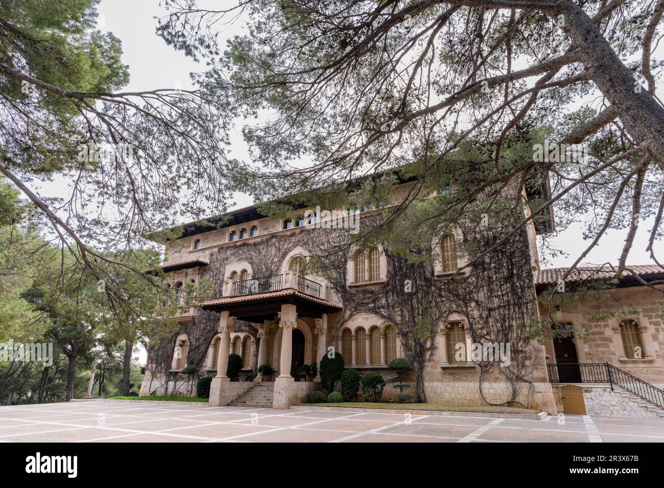 Marivent Palace, summer residence of the Spanish royal family, Cala ...