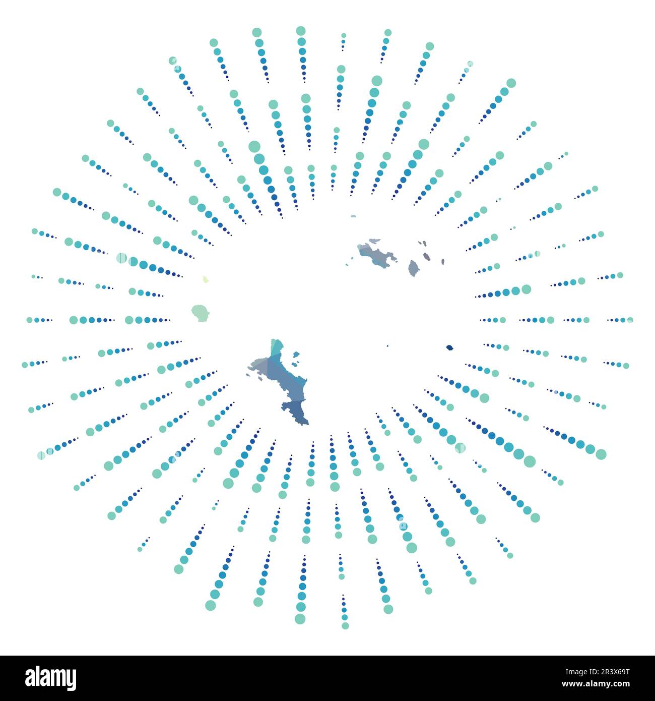 Seychelles vector map hi-res stock photography and images - Alamy
