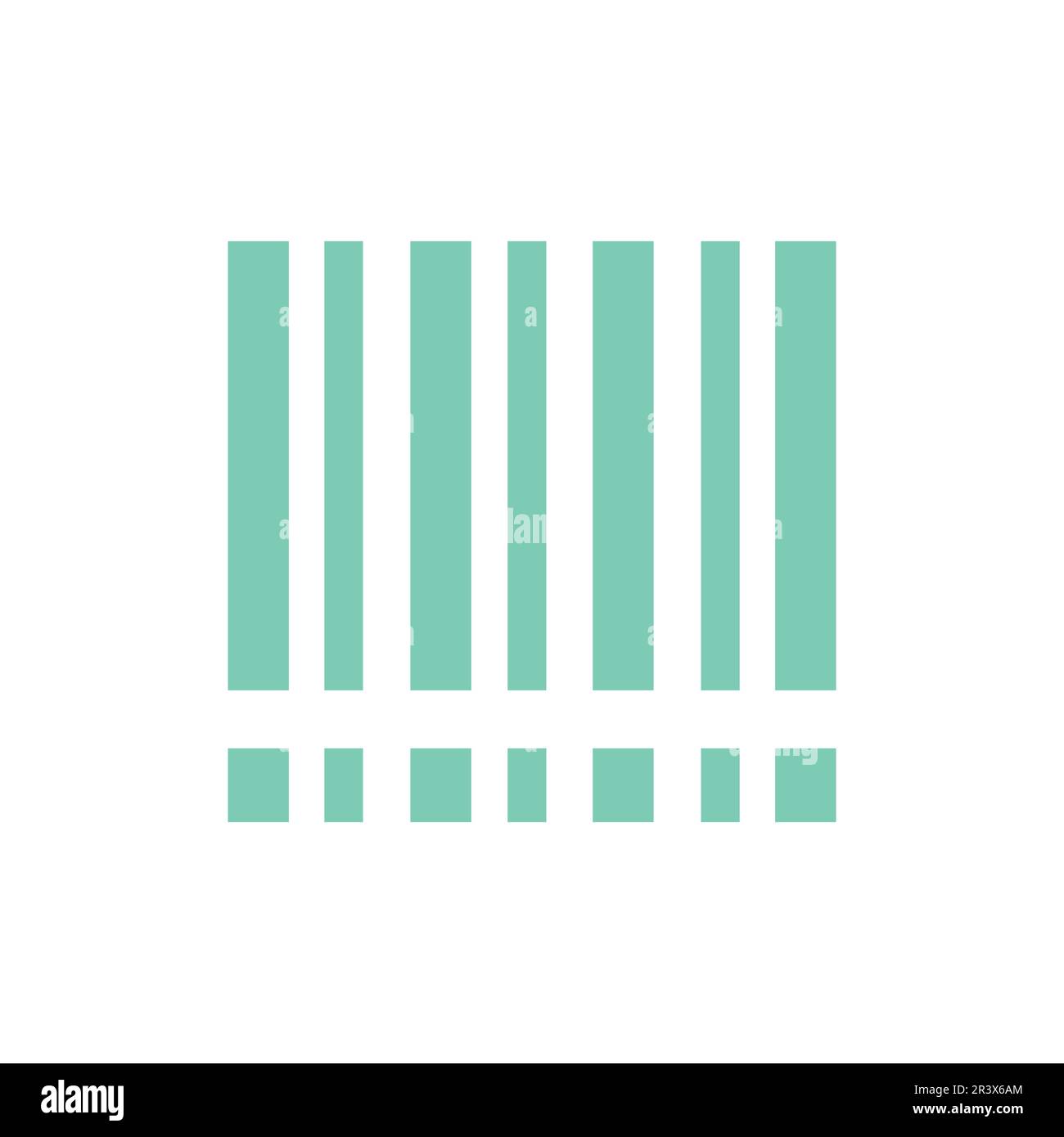 Flat Barcode Icon Symbol Vector Illustration Stock Vector Image & Art ...