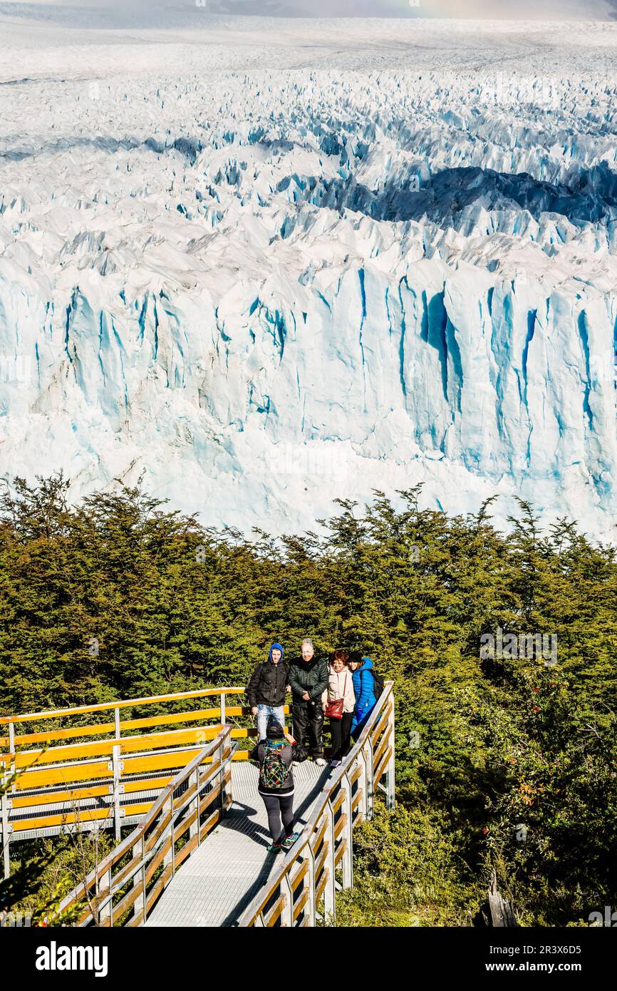 pasarelas, glaciar Perito Moreno , Parque Nacional Los Glaciares ...