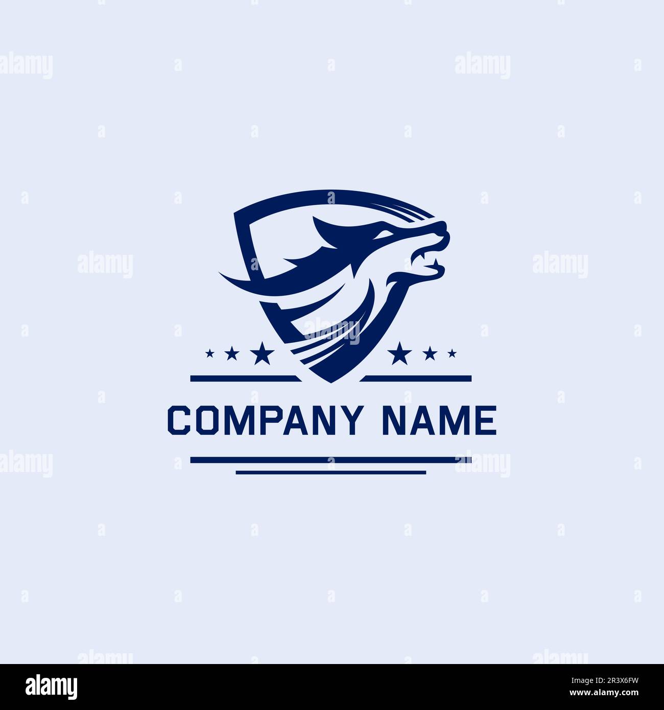 Wolf Logo. Wolf Strong Logo for your fashion logo Stock Vector Image ...