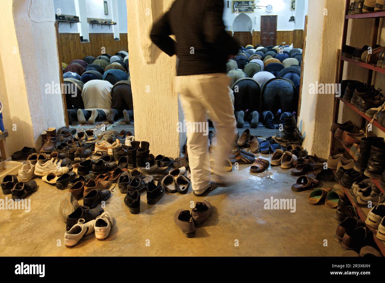 Mezquita. Missour.Valle de Moulouya. Atlas medio .Marruecos Stock Photo ...