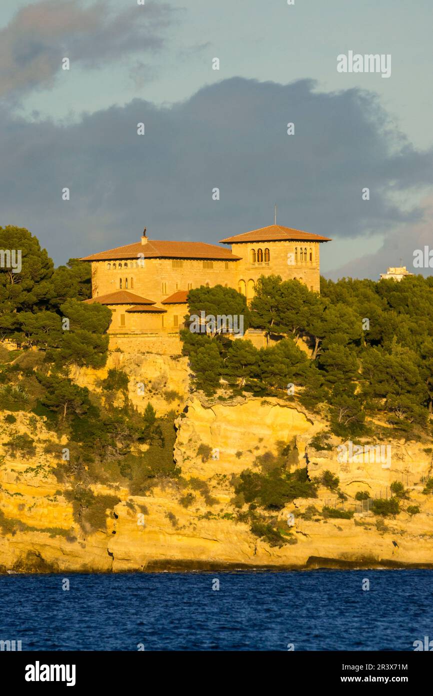 Marivent Palace, built by architect Guillem Forteza Pinya between 1923 ...