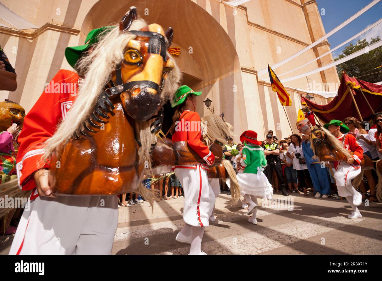 Spain ( Felanitx ) Balearic islands, Mallorca. The traditional dance of ...