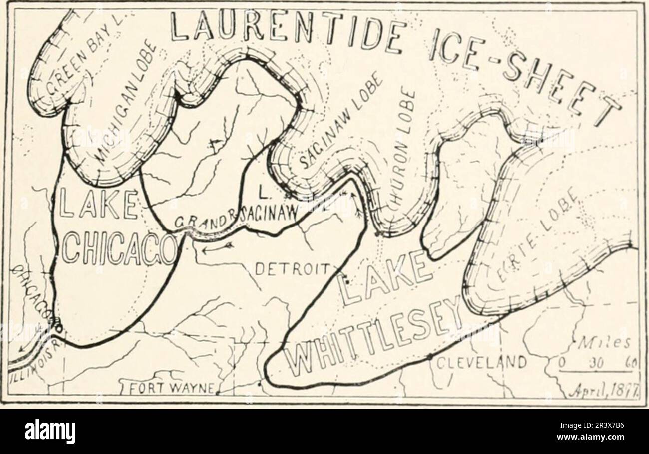 "The physical geography of New York state" (1902 Stock Photo - Alamy