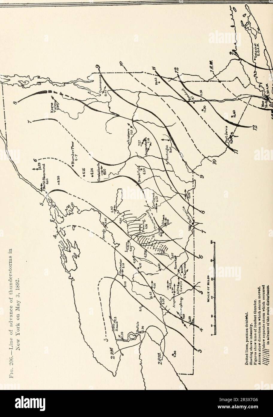 "The physical geography of New York state" (1902 Stock Photo - Alamy