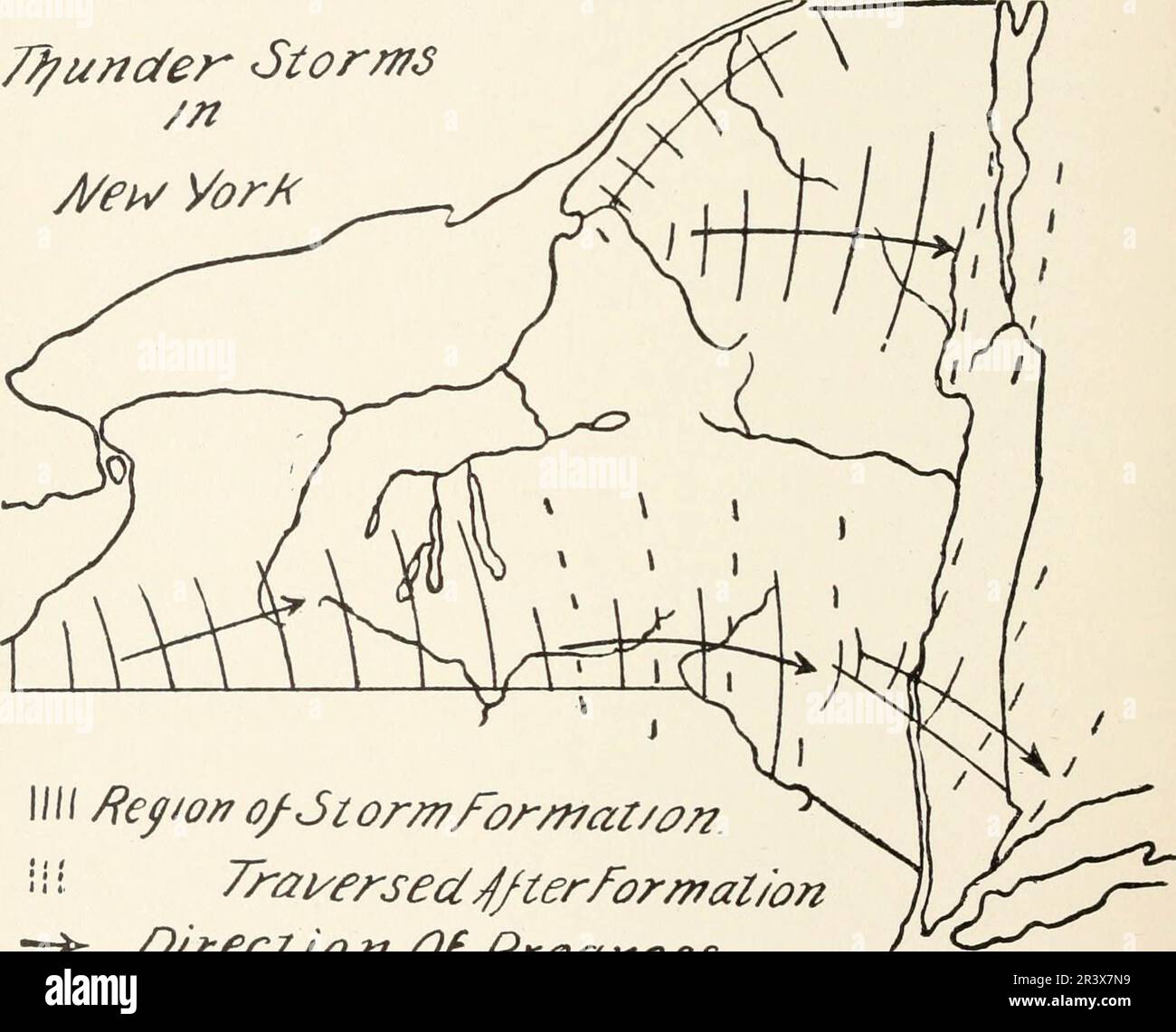 "The physical geography of New York state" (1902 Stock Photo - Alamy