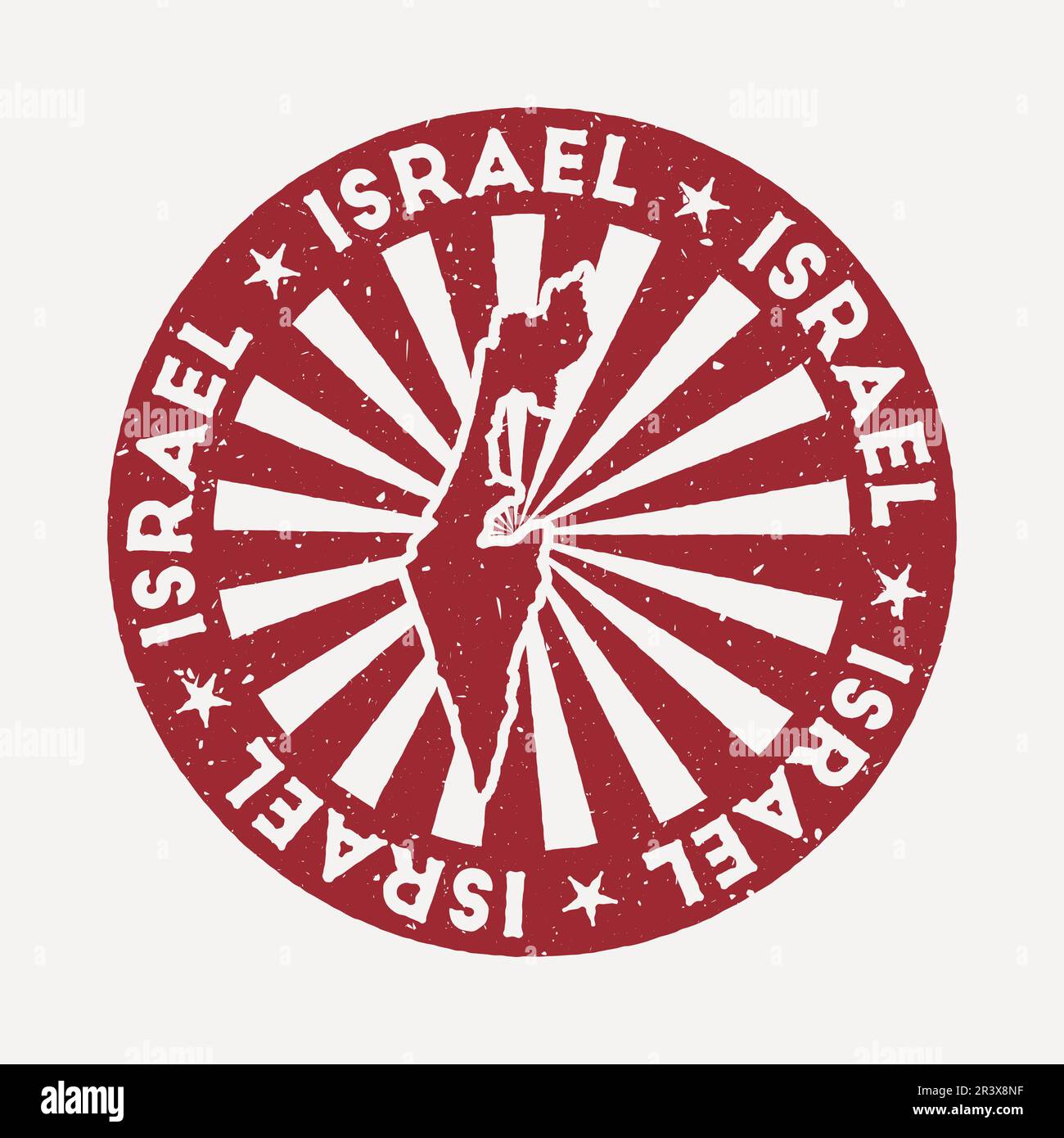 Israel stamp. Travel red rubber stamp with the map of country, vector ...