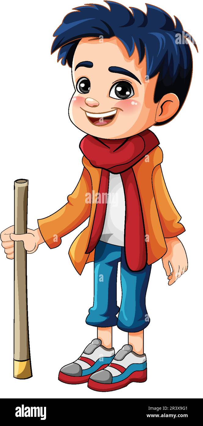 Cute boy cartoon character illustration Stock Vector Image & Art - Alamy