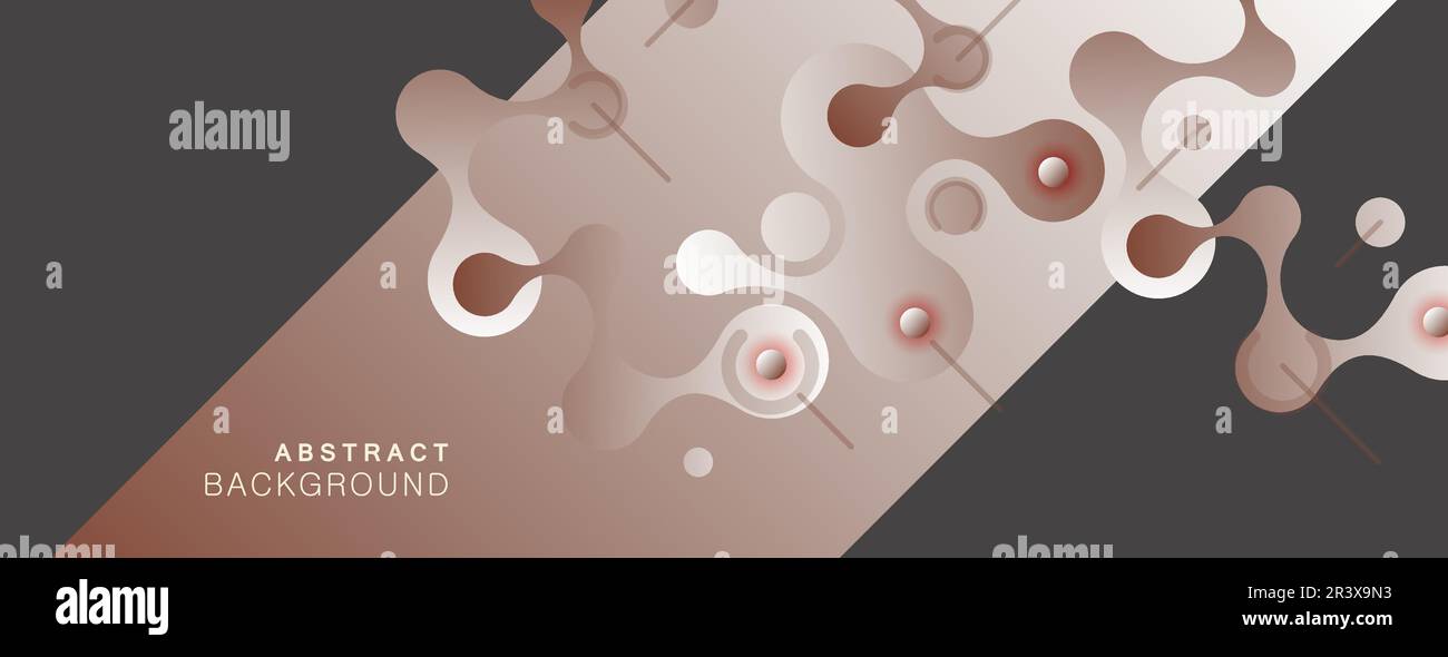 Beautiful structure of DNA molecule. Connect circles Line art pattern ...